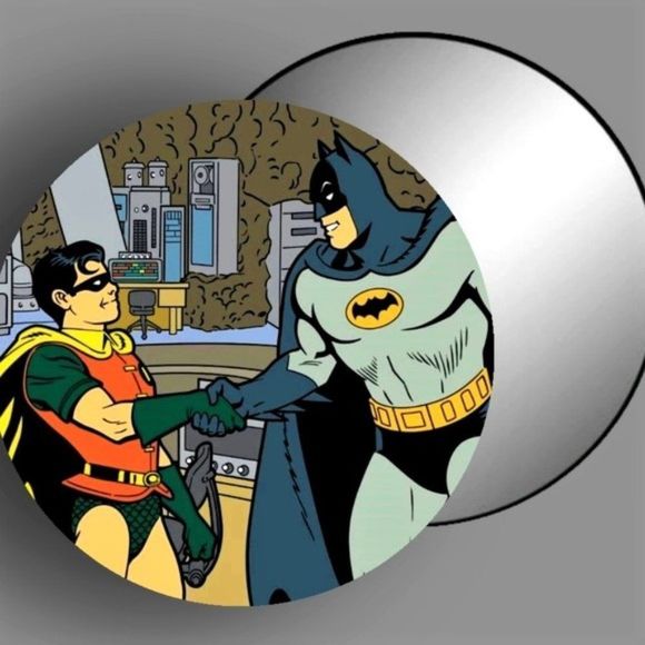 area51gallery | Bath | Batman Robin Animated Makeup Mirror | Poshmark